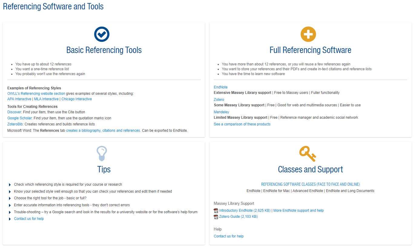 Which is the best referencing software? Actually, it depends on your needs…