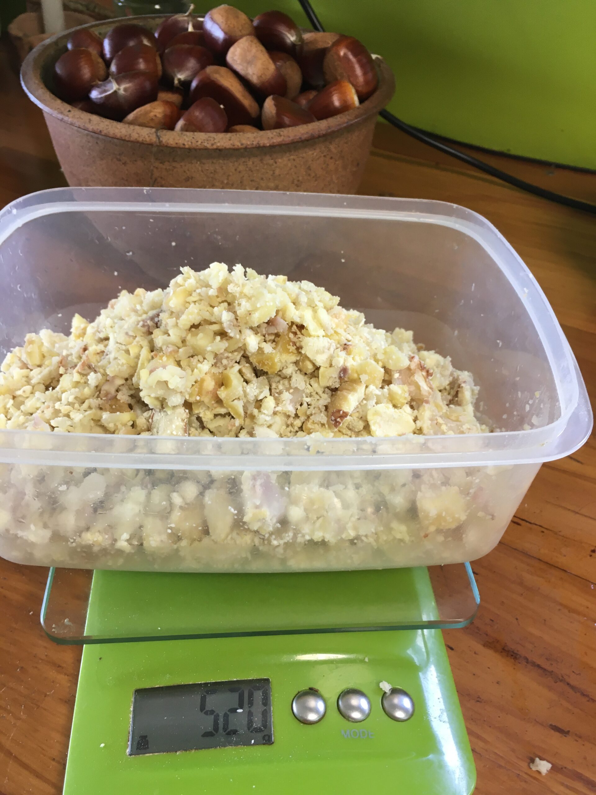 Sweet chestnut recipe – Te Taha Tawhiti
